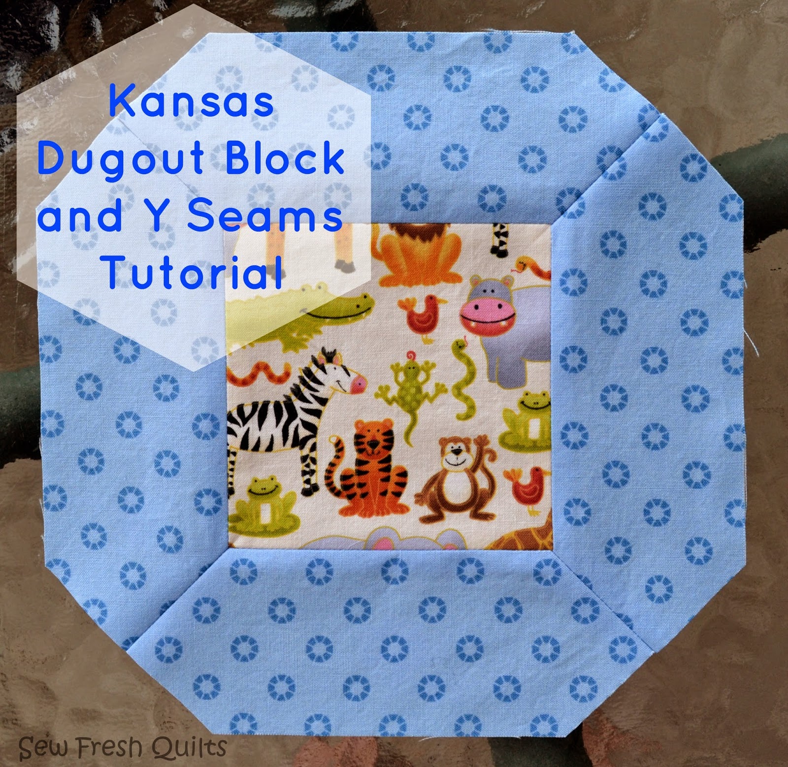 Kansas Dugout Quilt Block and Y Seam Tutorial - Sew Fresh Quilts