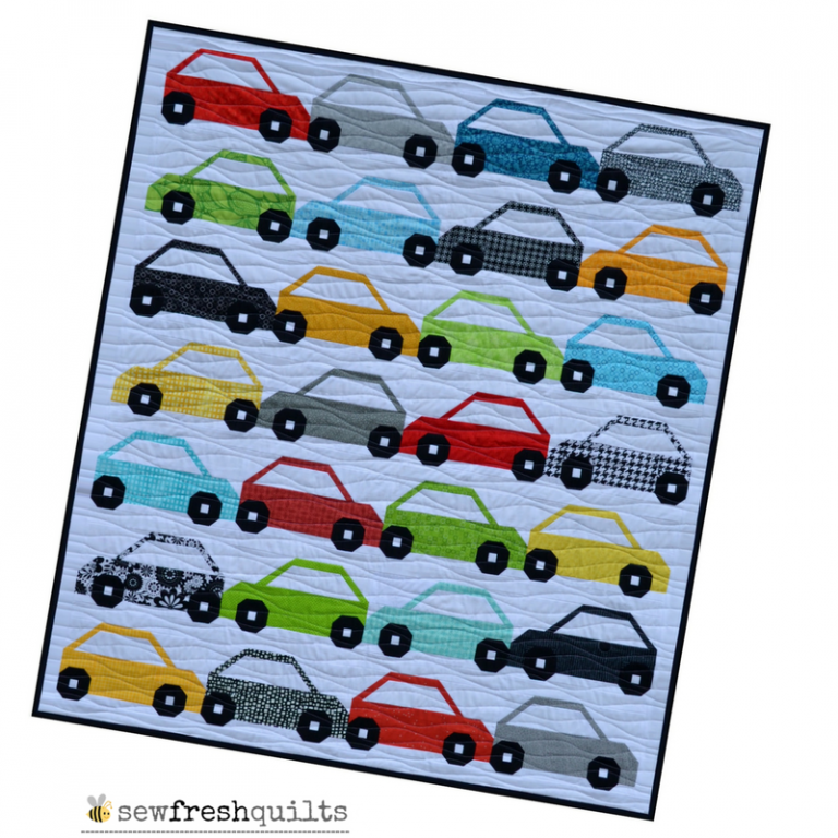 Bumper 2 Bumper Car PDF Quilt Pattern Instant Download