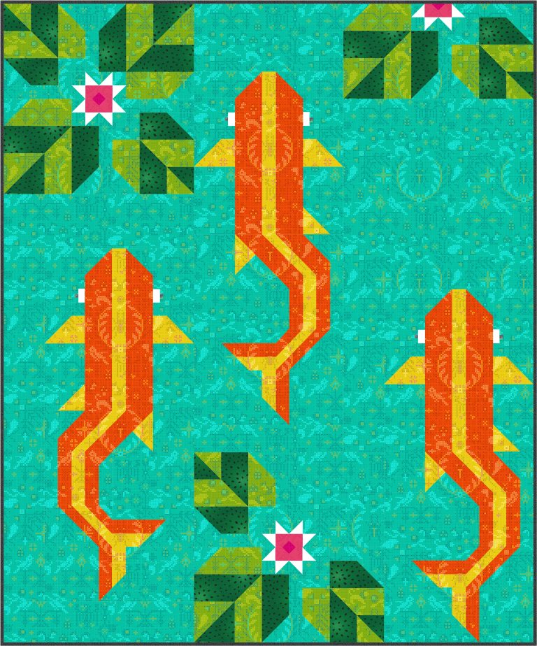 Life in the Pond PDF Quilt Pattern Instant Download – Sew Fresh Quilts