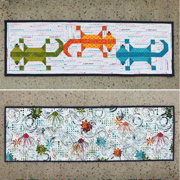 Gecko Salamander Newt Lizard PDF Quilt Pattern Instant Download