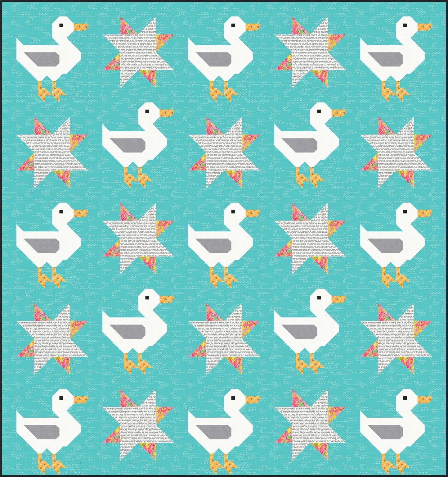Duck and Duck Tracks quilt finish – Sew Fresh Quilts
