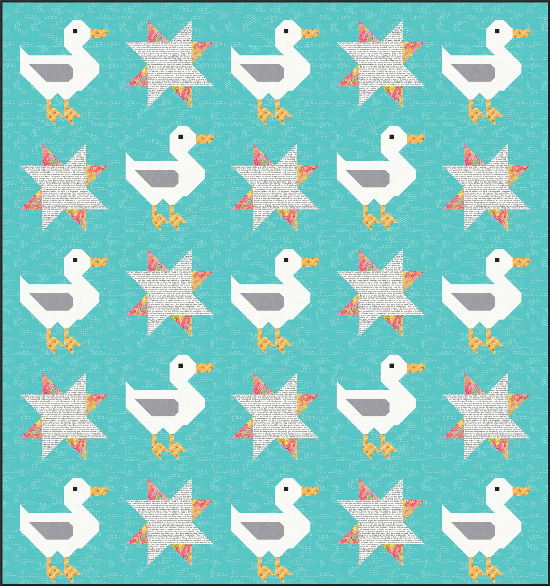 Duck and Duck Tracks quilt finish – Sew Fresh Quilts