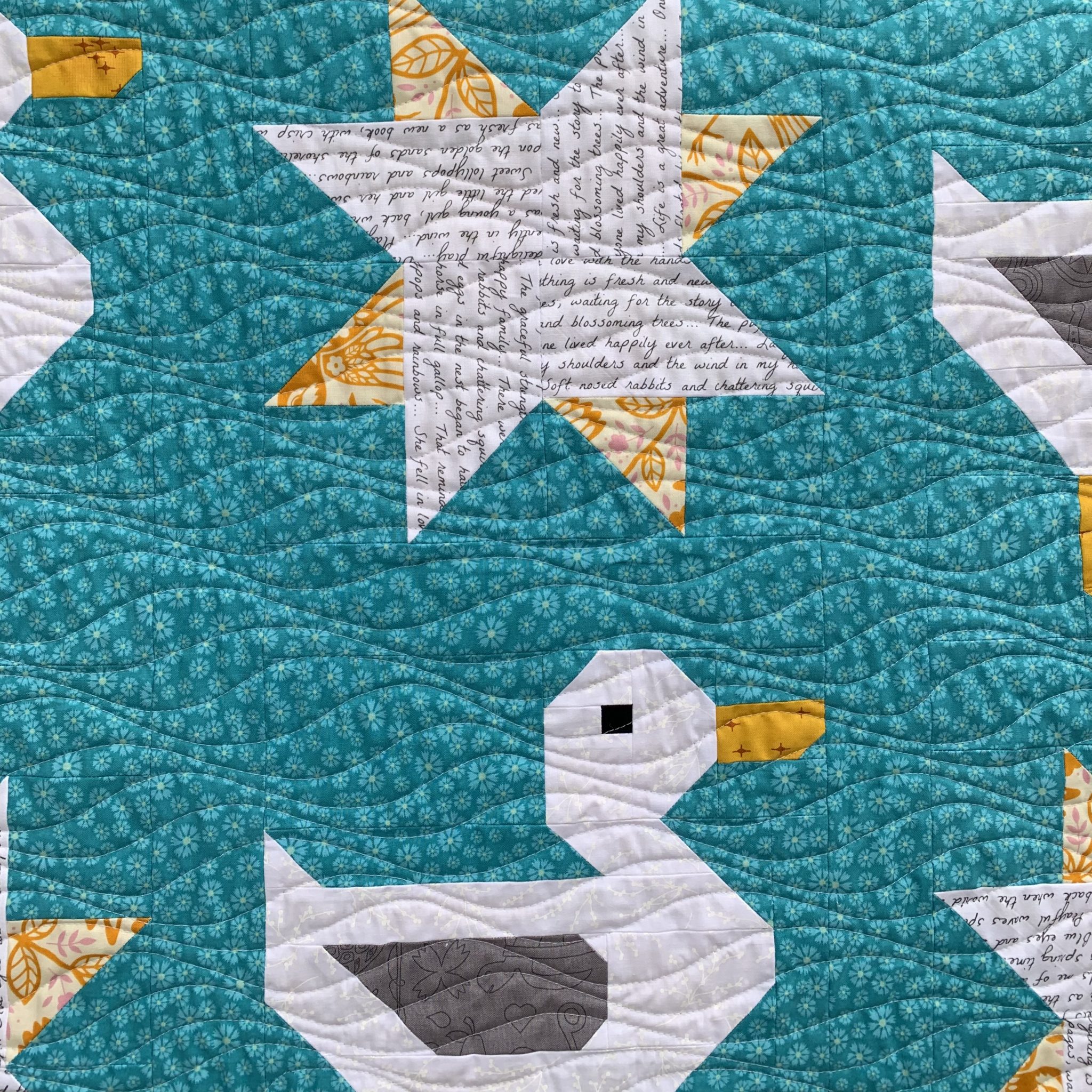 Duck and Duck Tracks quilt finish – Sew Fresh Quilts