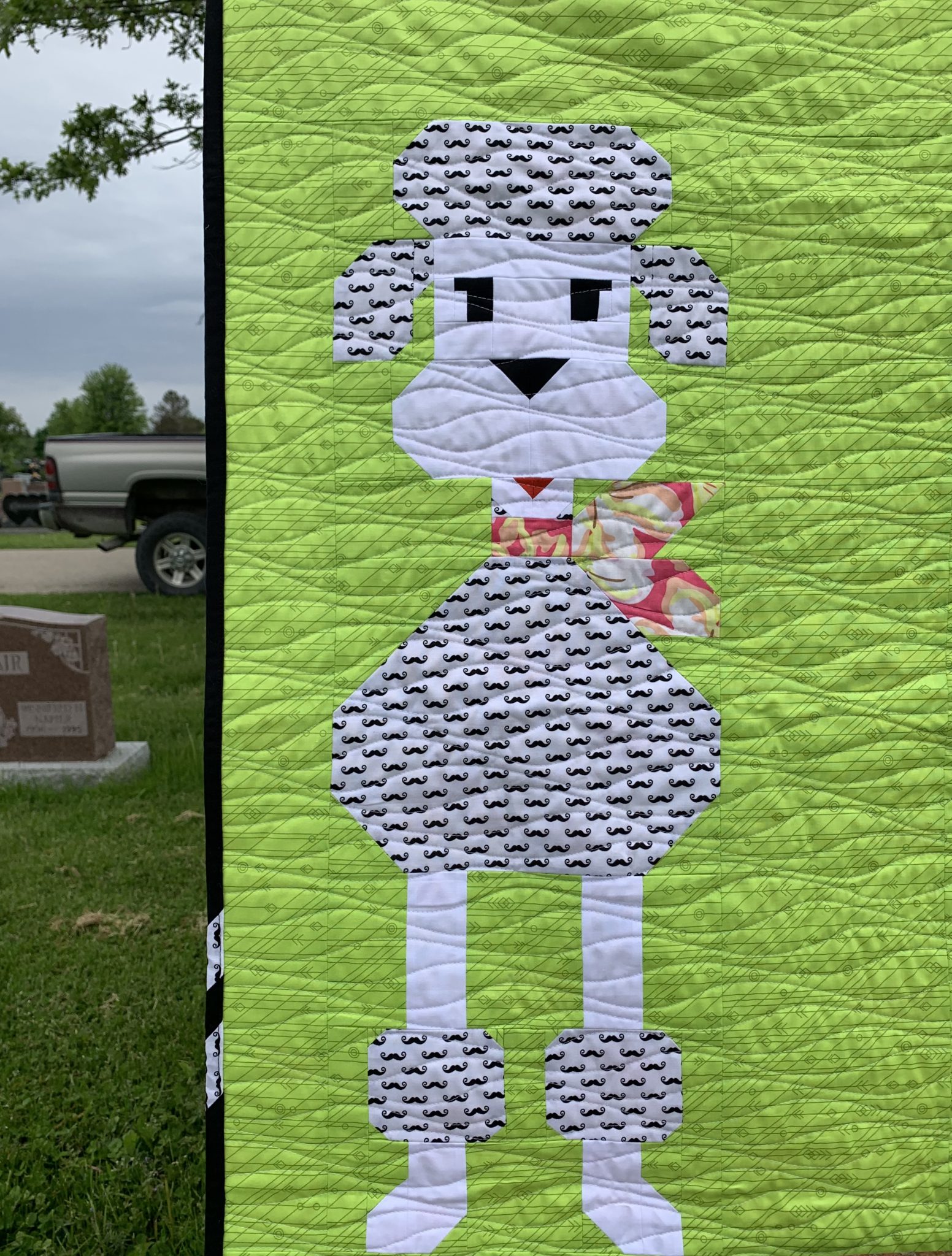 Perky Poodles quilt