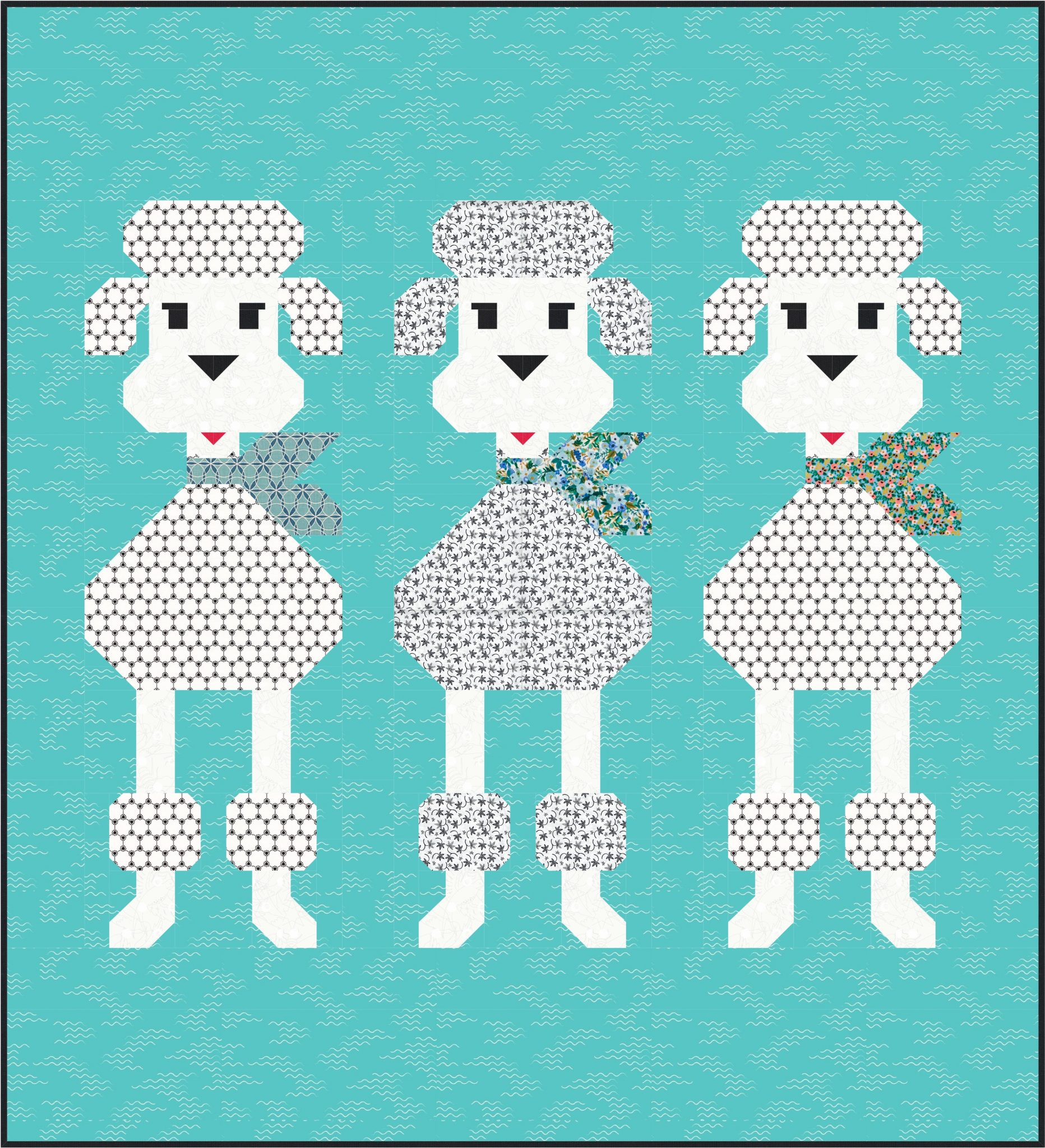 Perky Poodles quilt – Sew Fresh Quilts