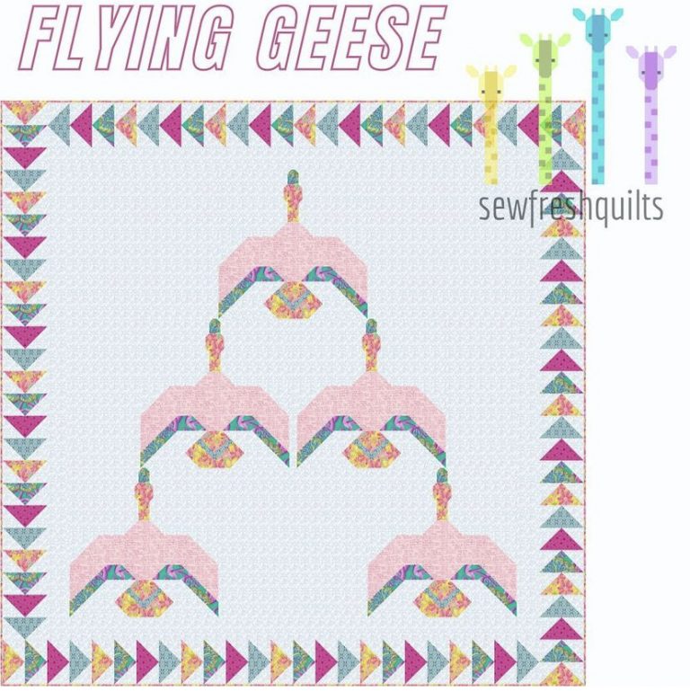 Flying Geese table runner