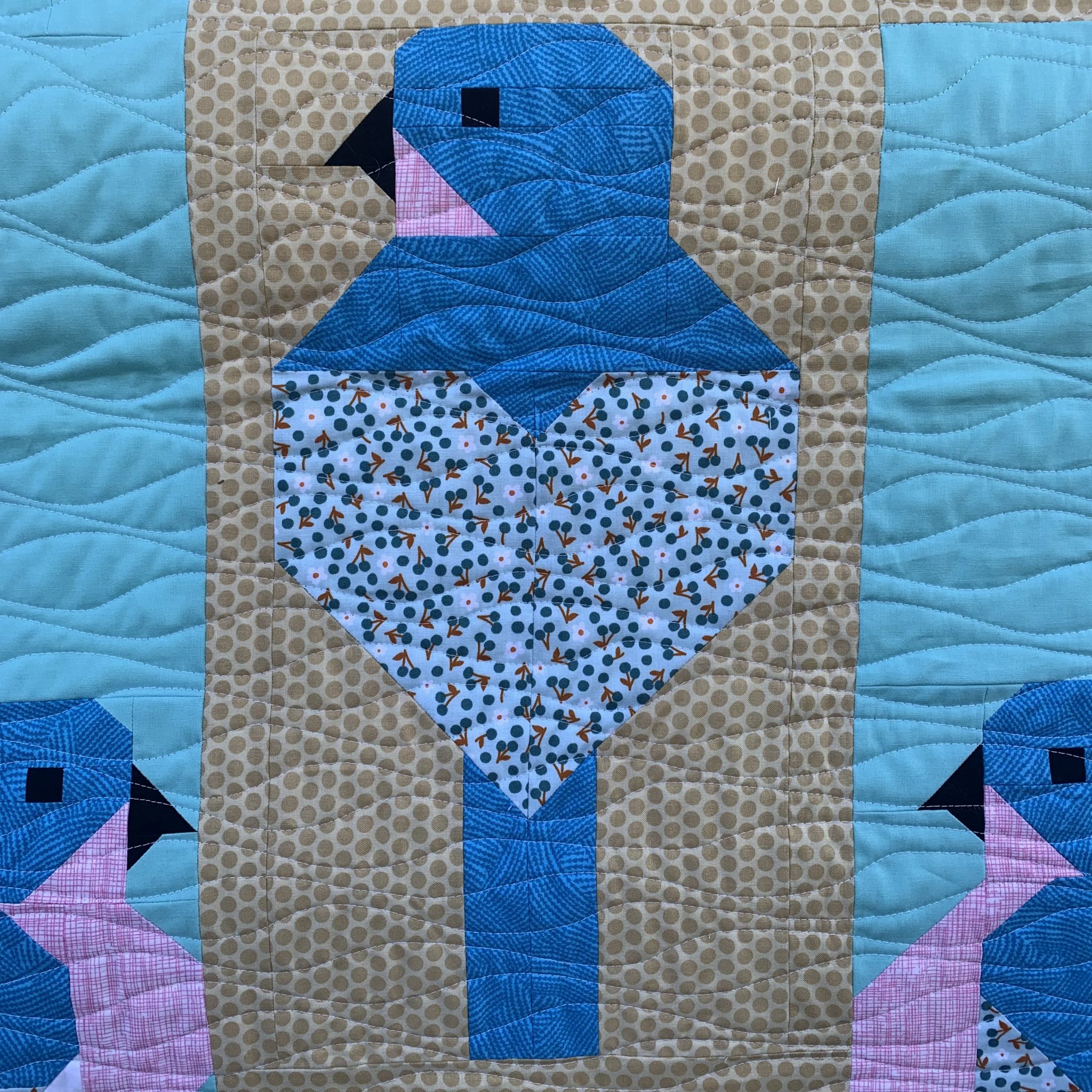 Mr. Bluebird’s on my Shoulder – Sew Fresh Quilts