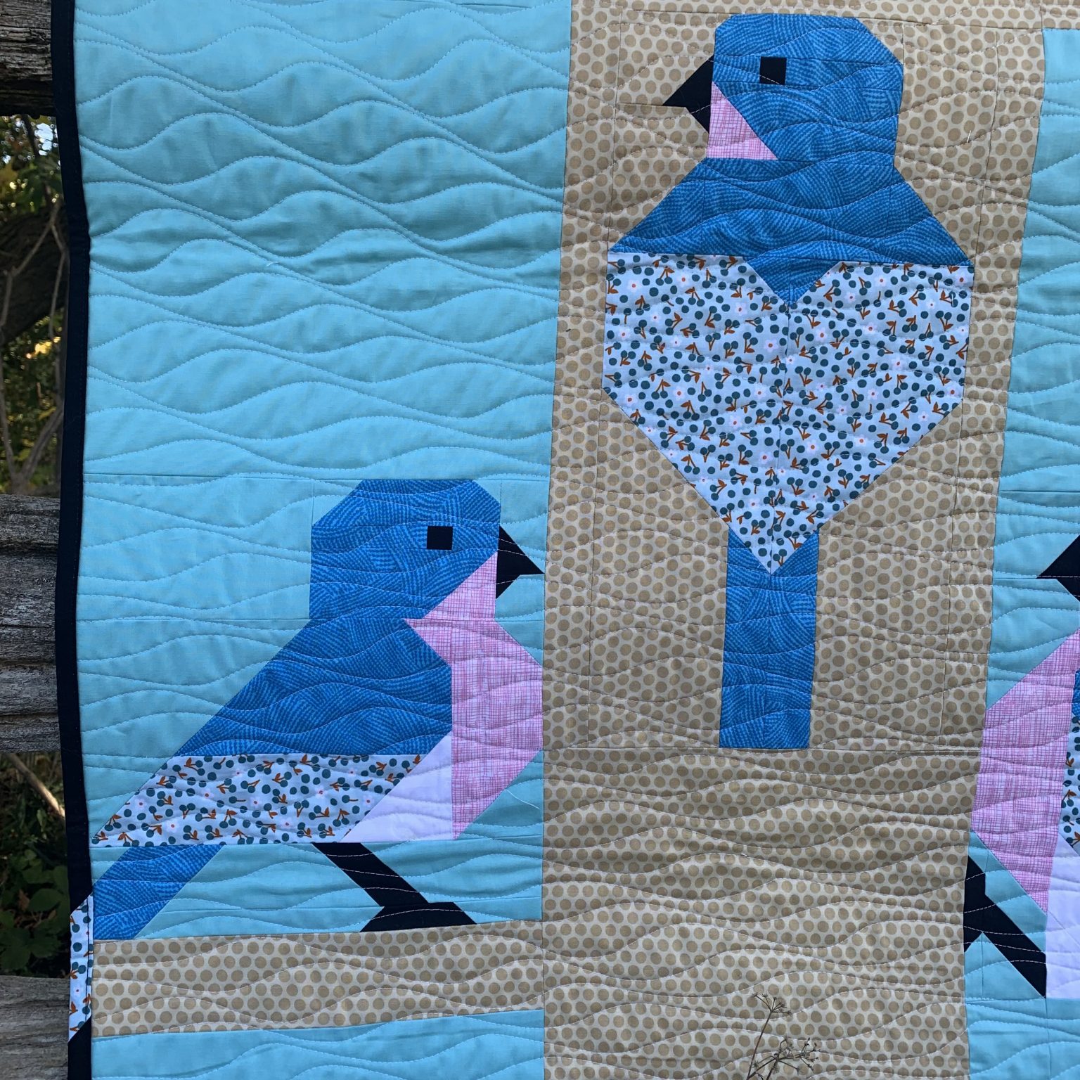 Mr. Bluebird’s on my Shoulder – Sew Fresh Quilts