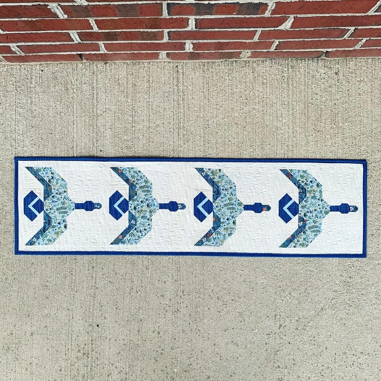 Flying Geese table runner