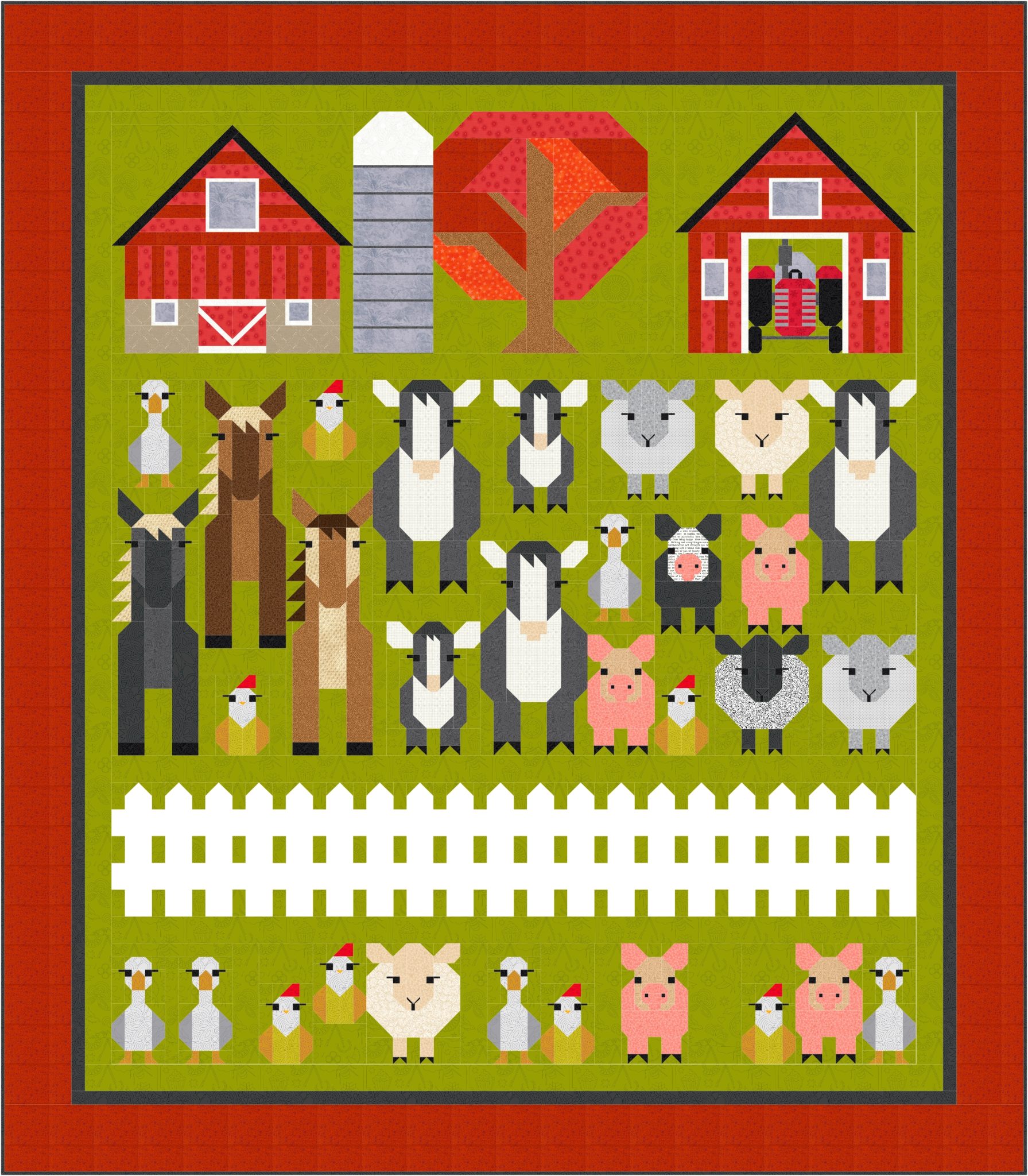 Farm Fun – PDF Quilt Pattern Instant Download