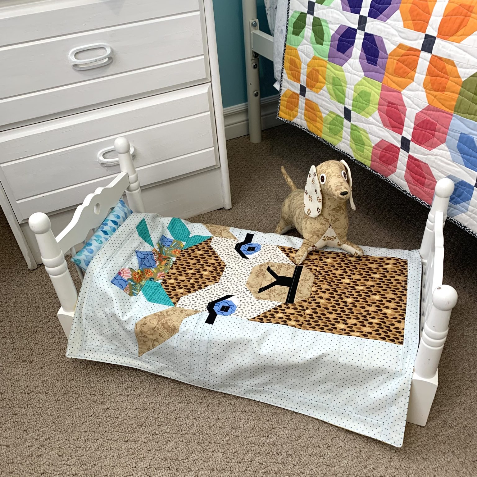 Baby Llama Alpaca Doll Quilt