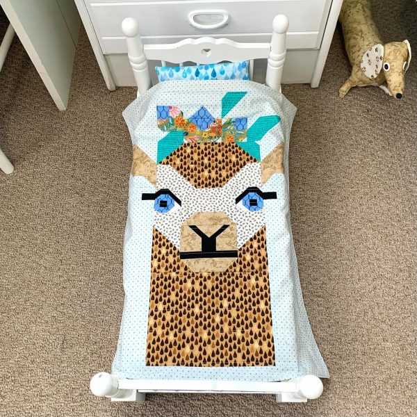 Baby Llama Alpaca Doll Quilt