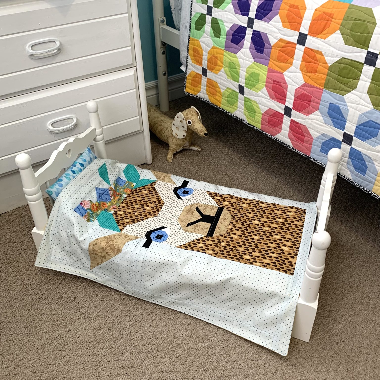 Baby Llama Alpaca Doll Quilt