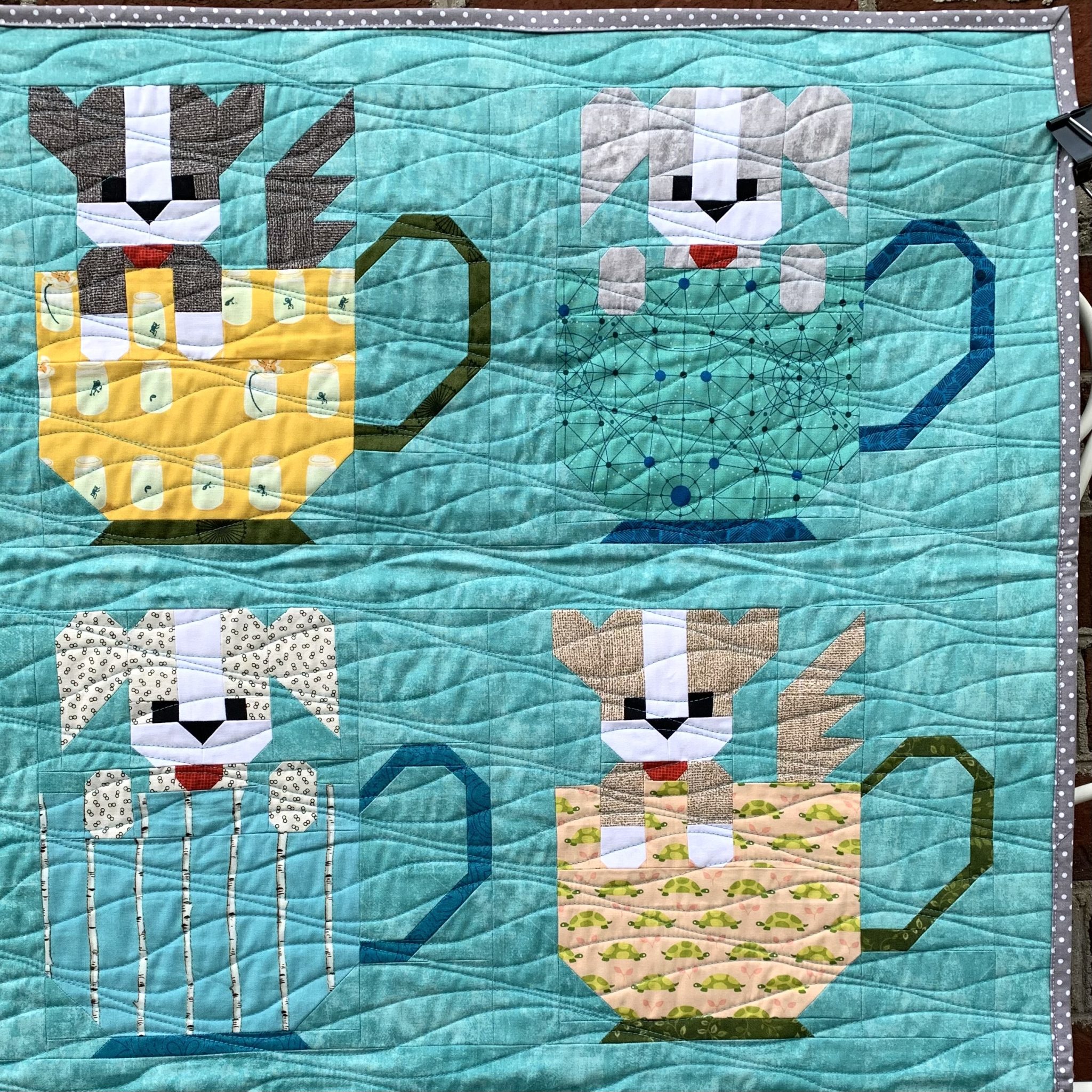 Pups in Cups – Sew Fresh Quilts