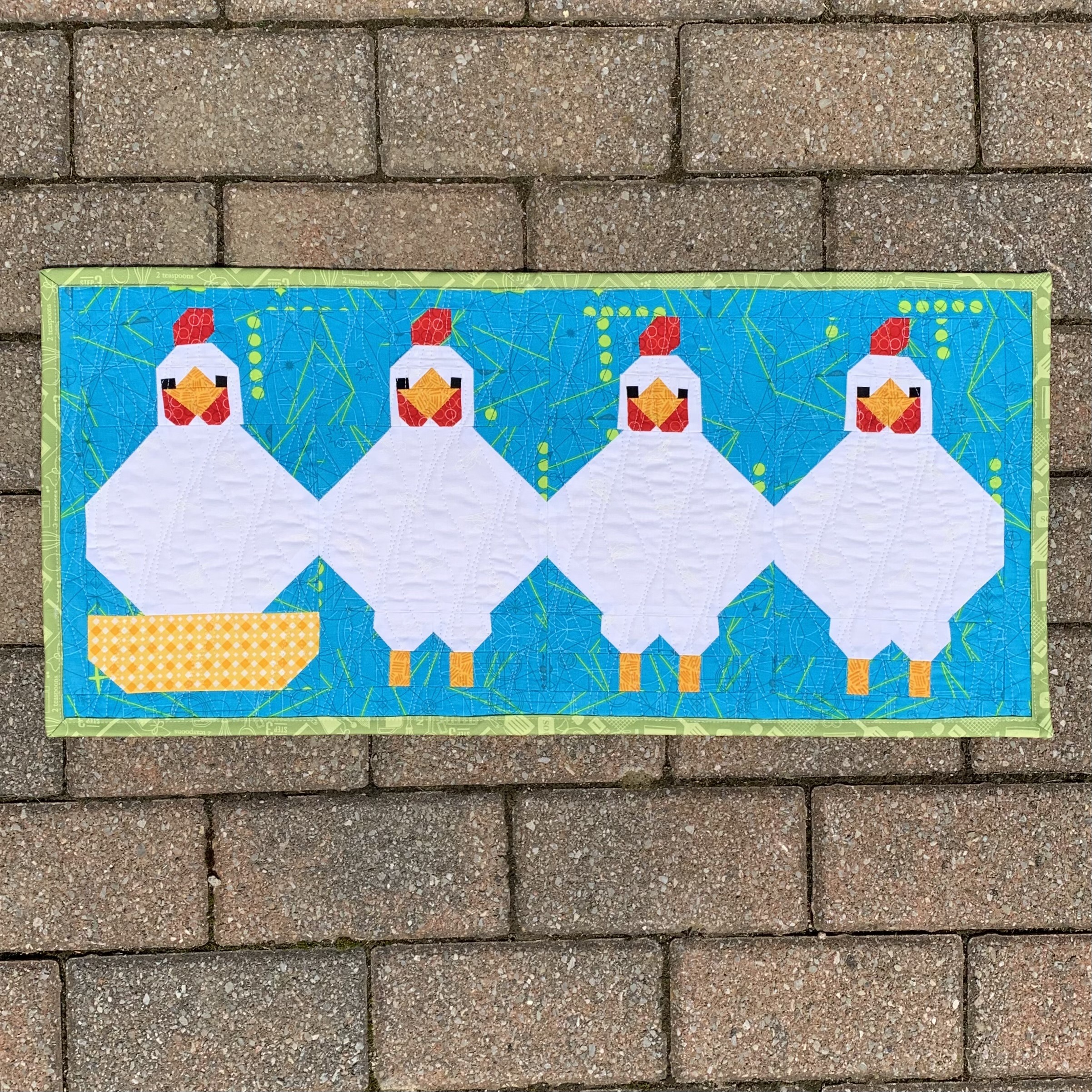 Chickens – PDF Quilt Pattern Instant Download