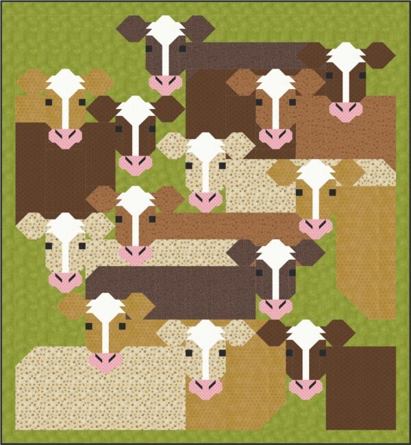 More Cows – PDF Quilt Pattern Instant Download – Sew Fresh Quilts