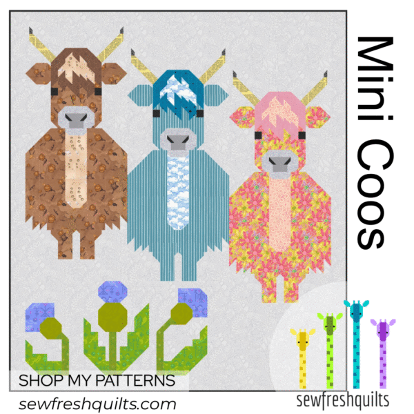 Mini Coos – PDF Quilt Pattern Instant Download – Sew Fresh Quilts